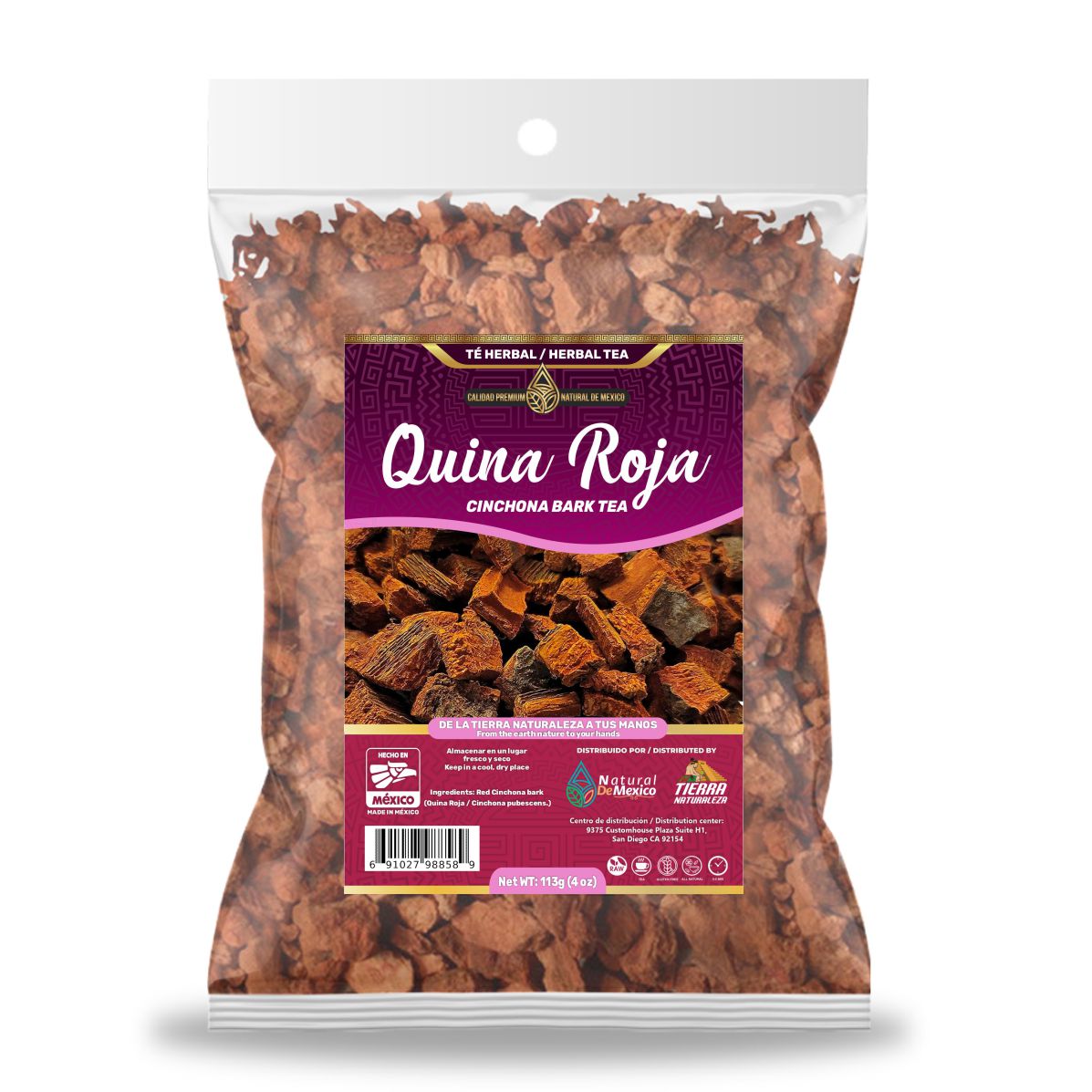 Quina Roja Té herbal 113g - 4 oz / Chinchoa Herbal Tea 113g - 4oz ...