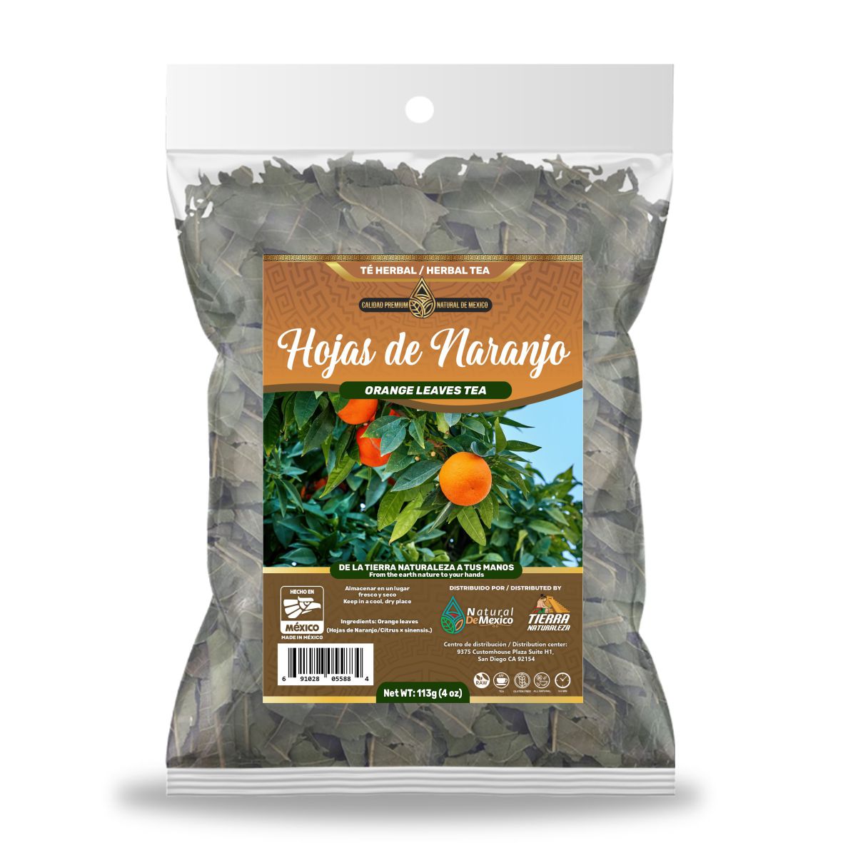 Hojas de Naranjo Té Herbal 113g - 4 oz / Orange Leaves Herbal Tea 113g ...