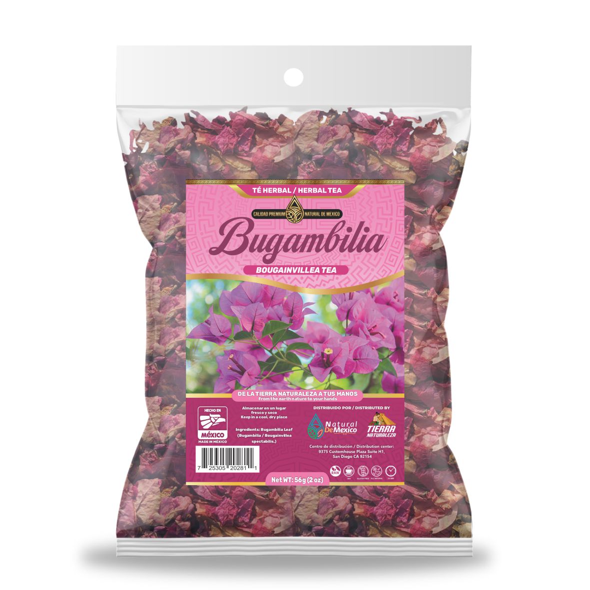Bugambilia Té Herbal 56g - 2 oz / Bougainvillea Herbal Tea 56g - 2 oz ...