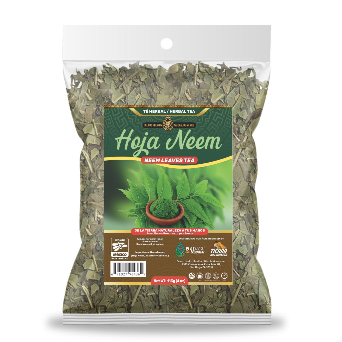 Hoja Neem Té Herbal 113g - 4 oz / Neem Leaves Herbal Tea 113g - 4 oz ...