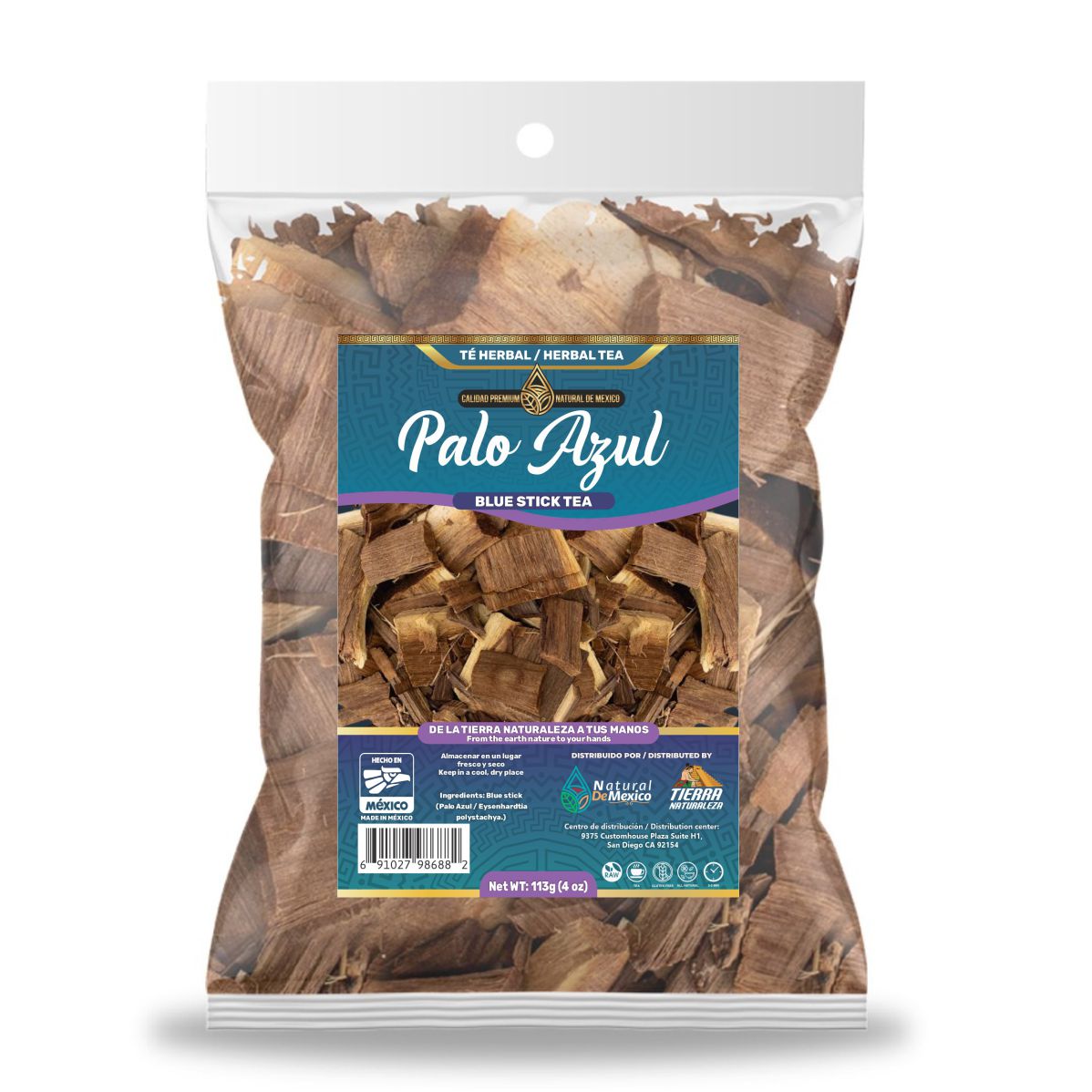 Palo Azul Té Herbal 113g - 4 oz / Blue Stick Herbal Tea 113g - 4 oz ...