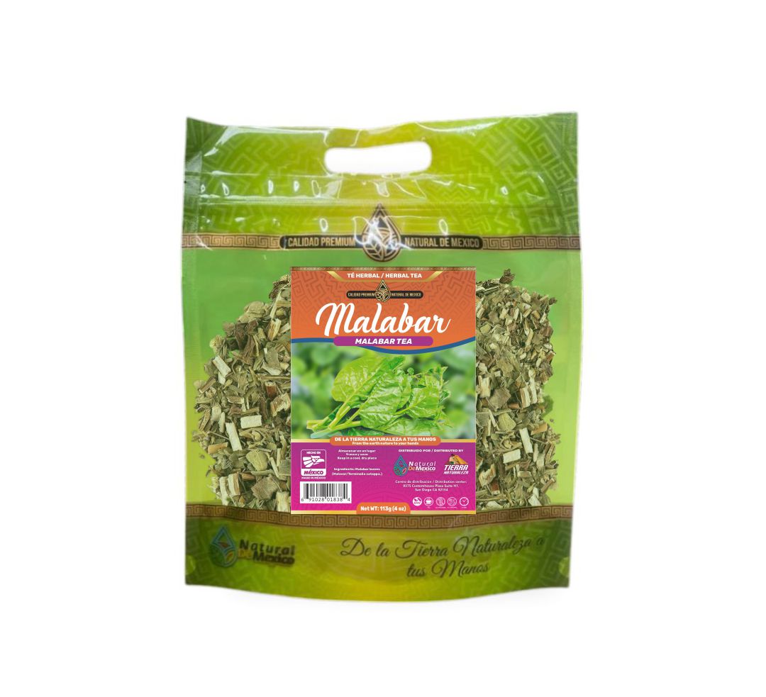 Malabar Té Herbal 113g - 4 oz / Malabar Herbal Tea 113g - 4 oz | Tierra ...